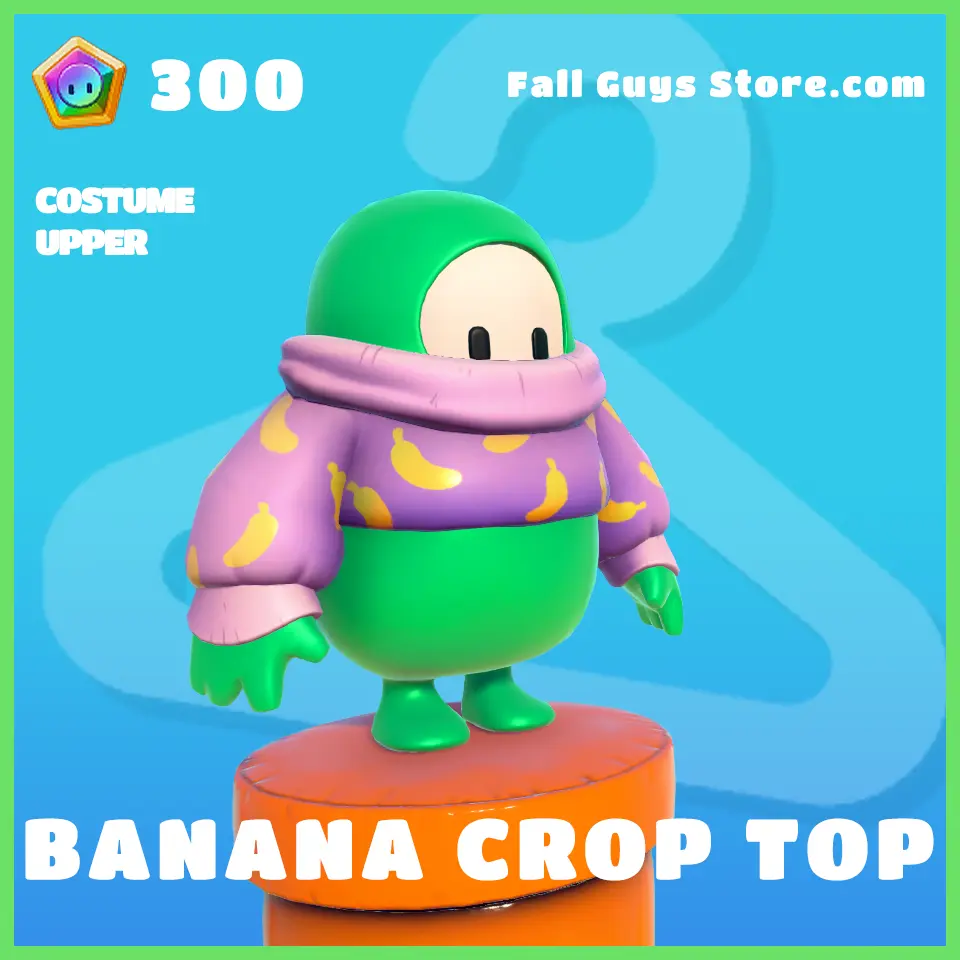 Banana Crop Top - Costume Upper in Fall Guys