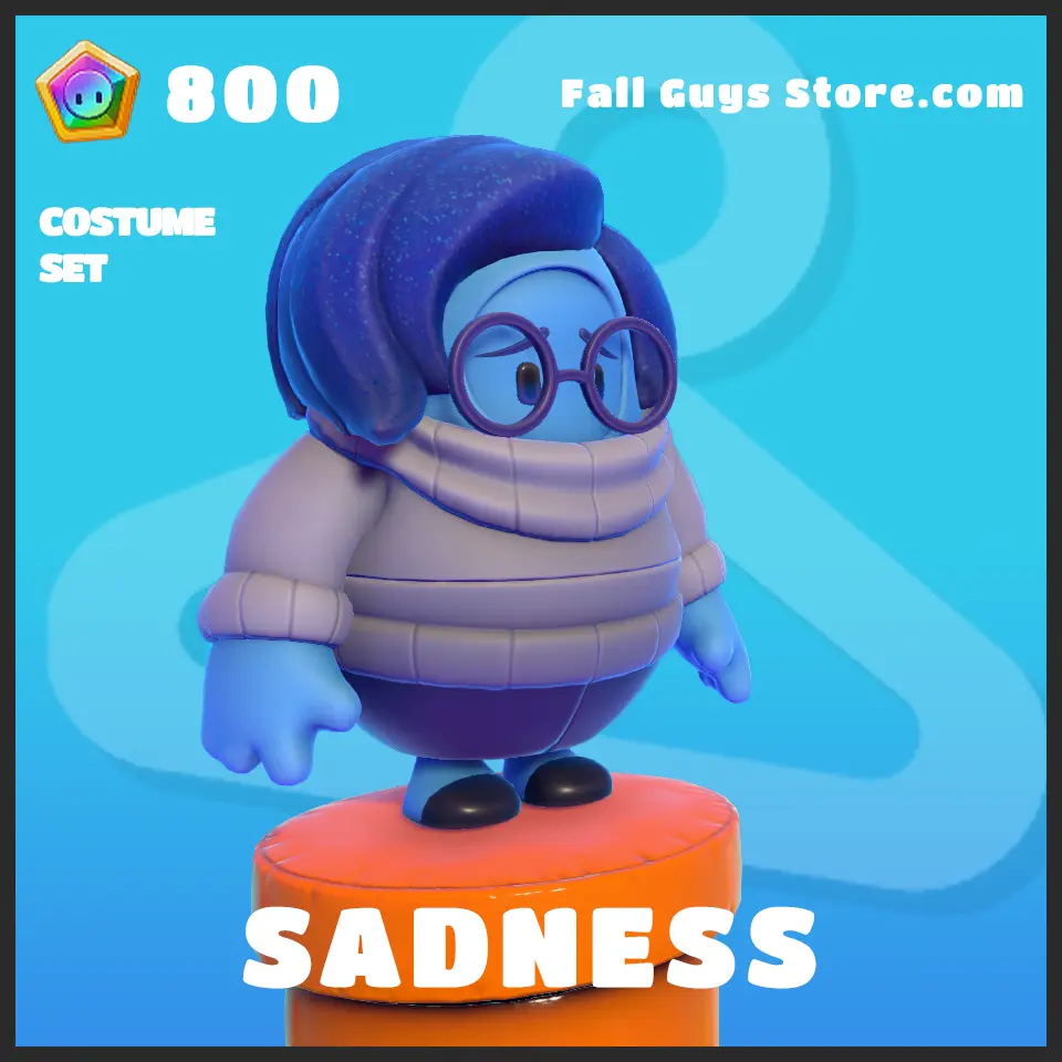 Sadness - Costume Set in Fall Guys